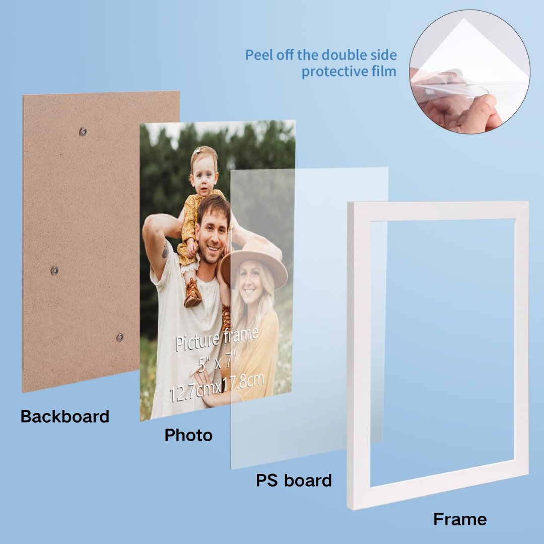 Picture Frame 4R / 5R / 6R / 8R / A4 / A3 Size Photo Frame Wall Decor ...