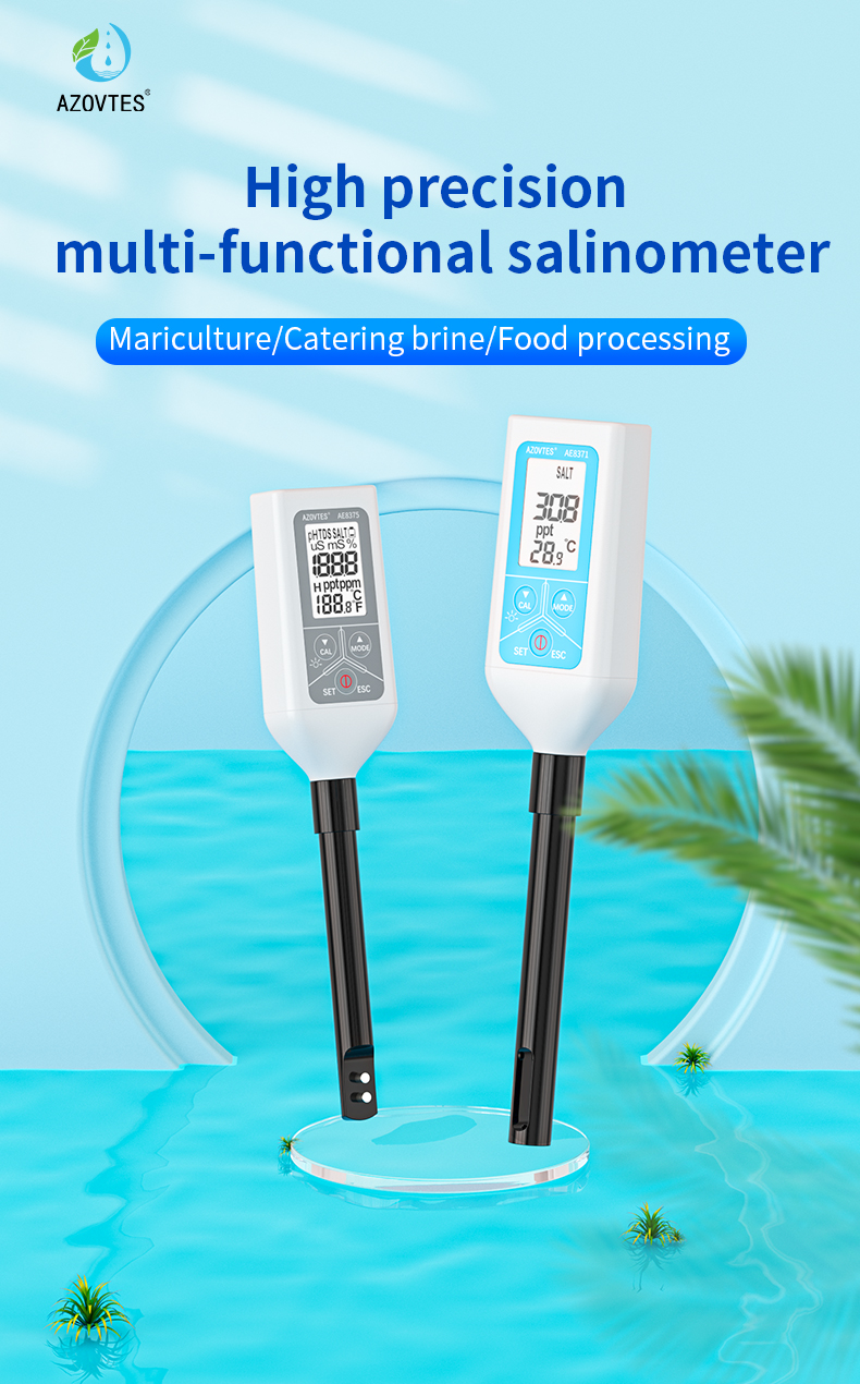 AZOVTES AE8371 salinometer pen-type TDS meter salinity meter high ...