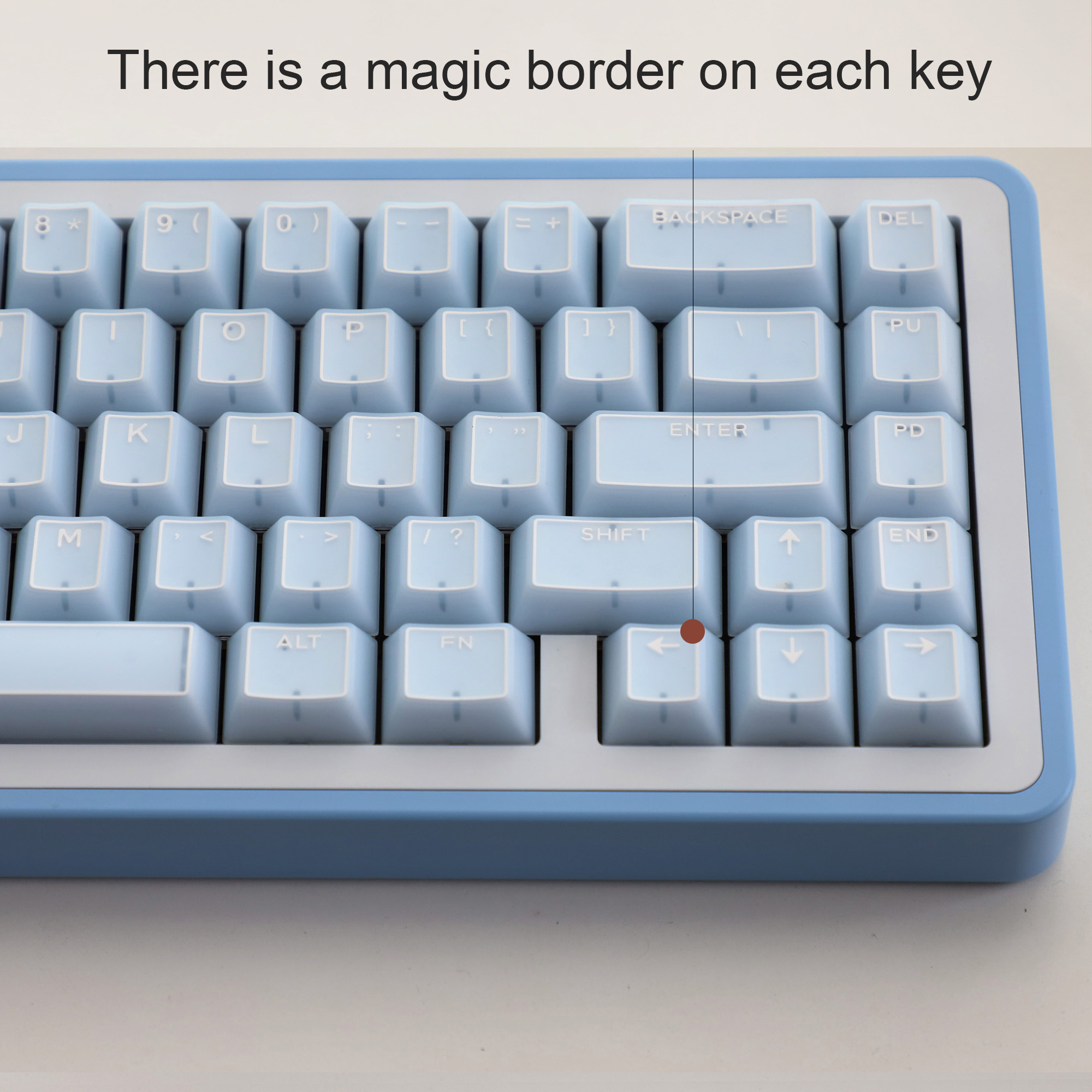 Magic Blue Jade 142 Keys Keycap Set Cherry Profile Double Shot ...