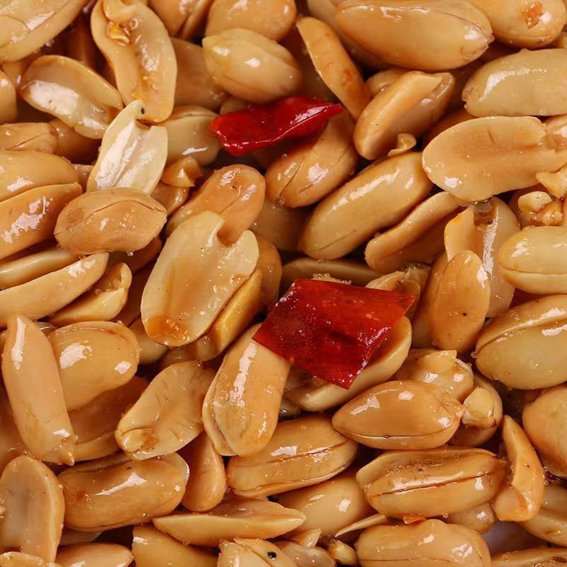 Skinless Peanuts Snacks salt and pepper/spicy flavor, snacks, fried ...