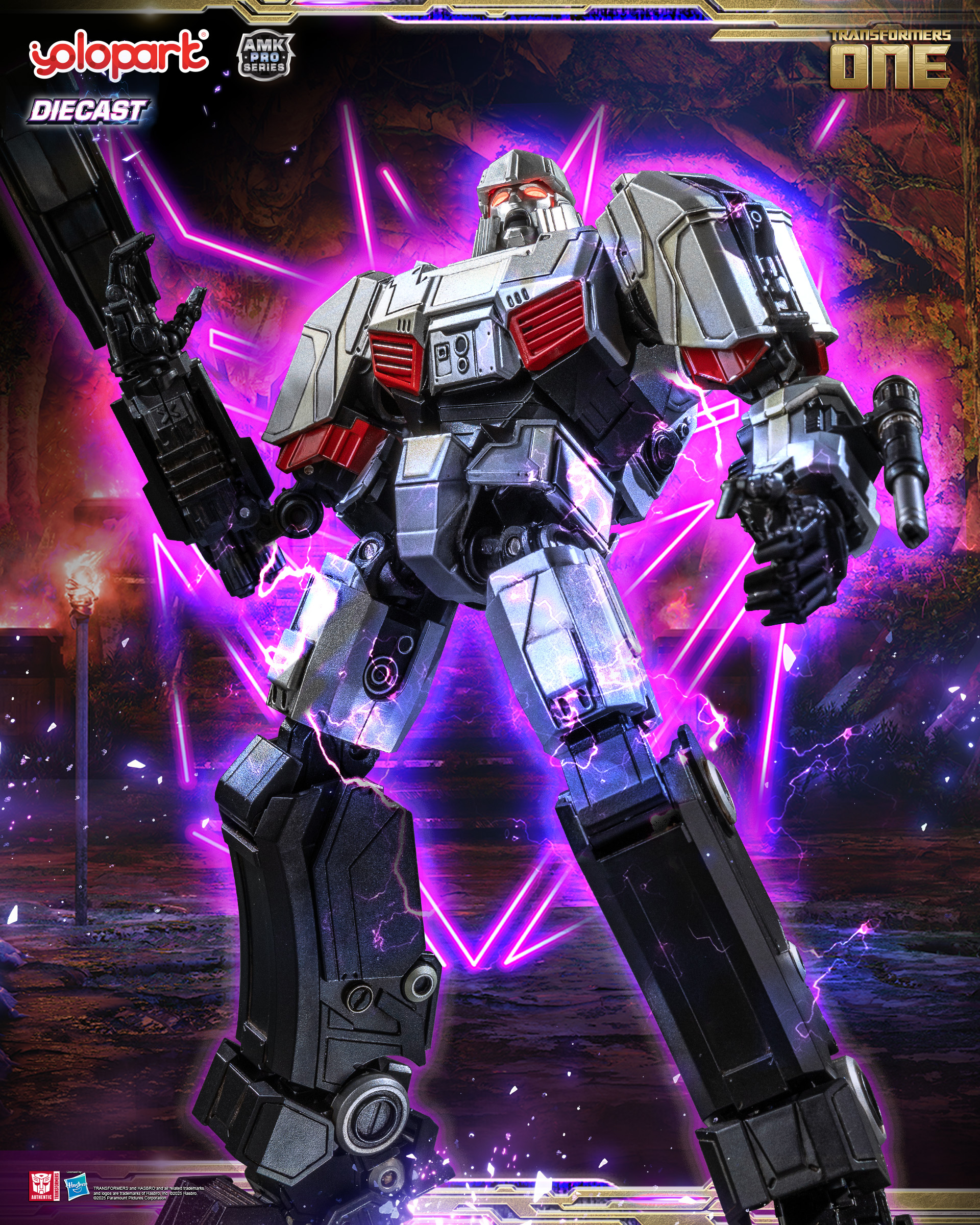 YOLOPARK TRANSFORMERS ONE:AMK Pro Series-Final Form Megatron/D-16-Model ...