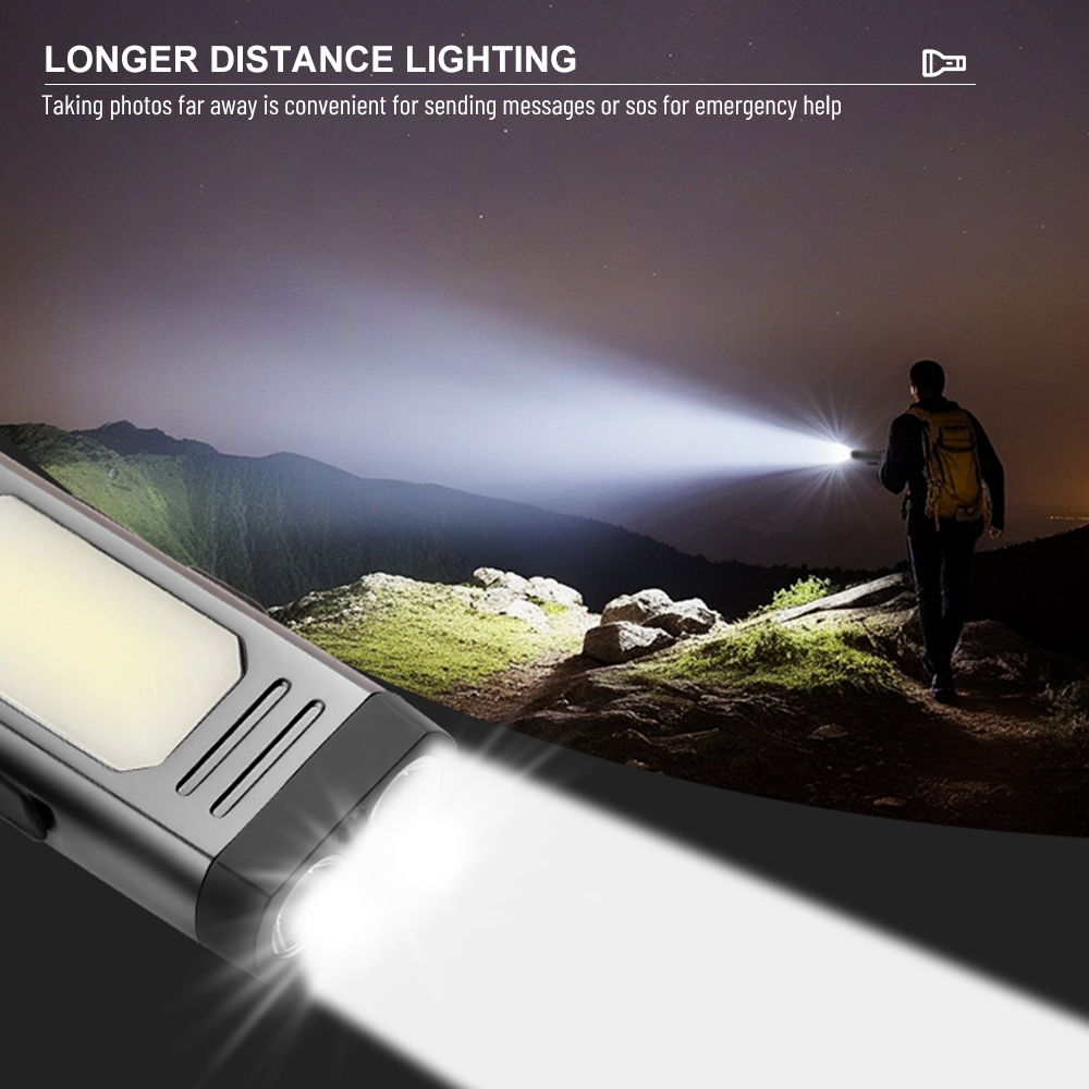 Asafee X613 Flashlight LED 200M Range Red White Light Alarm ...