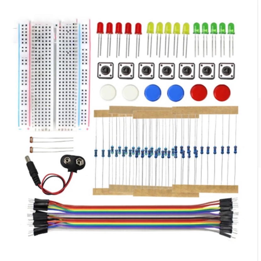 830 Breadboard Kit Electronic Components Getting Started DIY kit with plastic box compatible ...