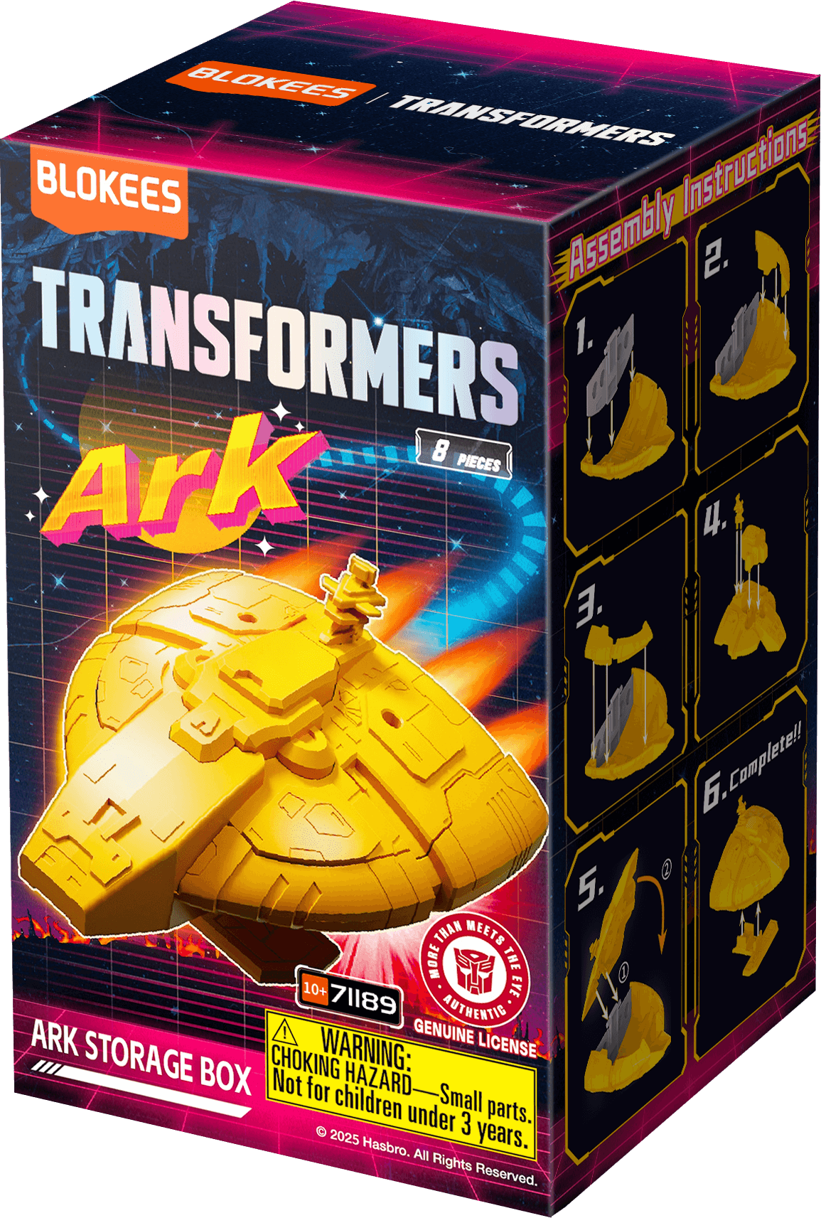 [NOT FOR SALE] BLOKEES Silver Traker Sharkticon storage box BFC ...