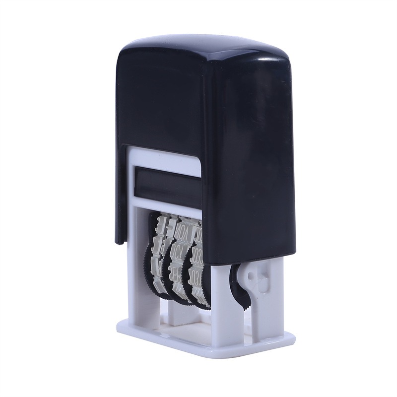 1 PC Date Stamp Roller DIY English Date Stamp Seal Without Ink Date 4MM ...