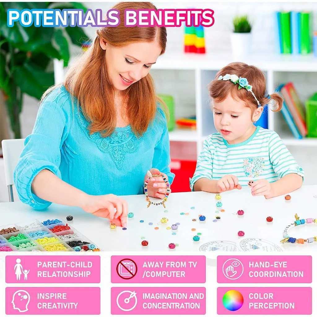 5000Pcs Beads Kit DIY acrylic letter bead set for Name Bracelets ...