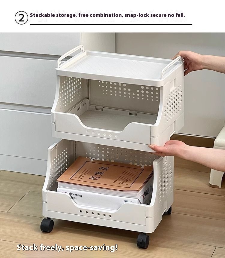 Office File Storage Rack Movable Printer Rack Under Workstation Storage ...