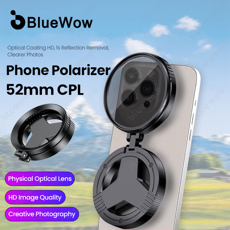 BlueWow Magnetic CPL/ND Camera Filter Eliminating Water Surface/Glass ...