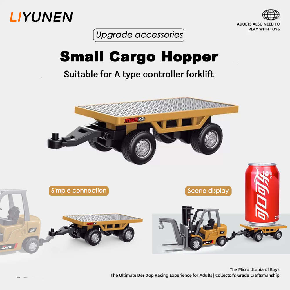 1:64 MINI Alloy RC Forklift Upgrade Cargo Hopper Complete Set 2.4GHz ...