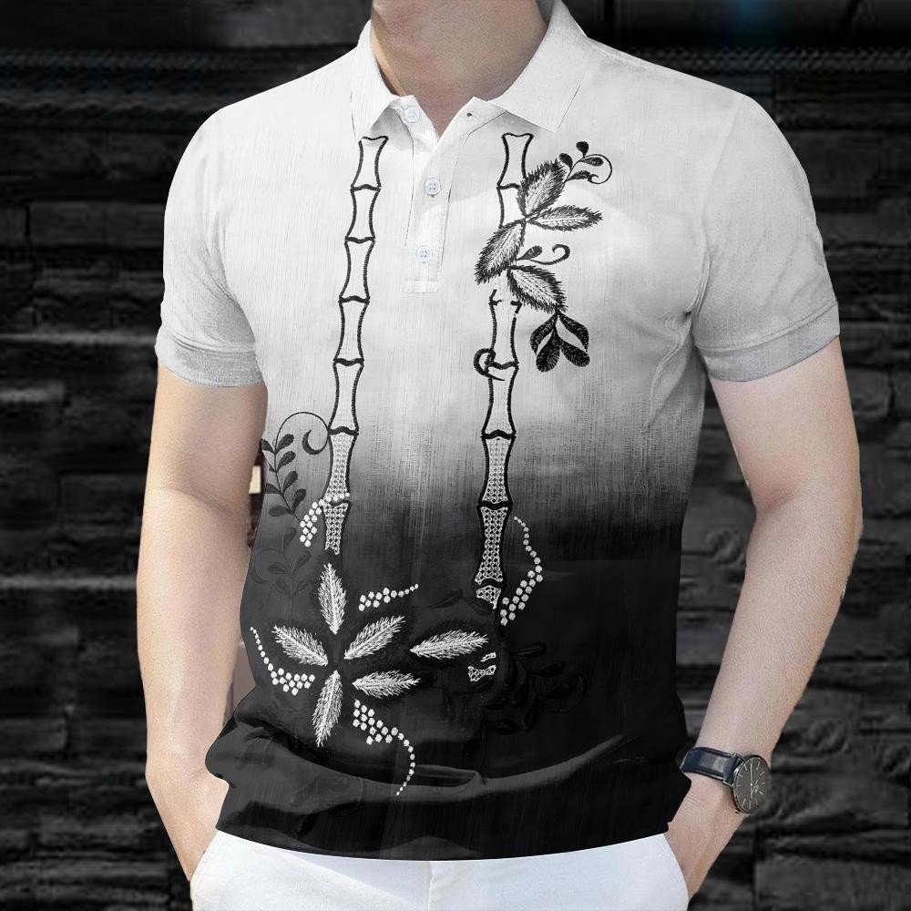 Philippine Ethnic/Tribal Inspired Polo Shirt For Men Summer Short ...