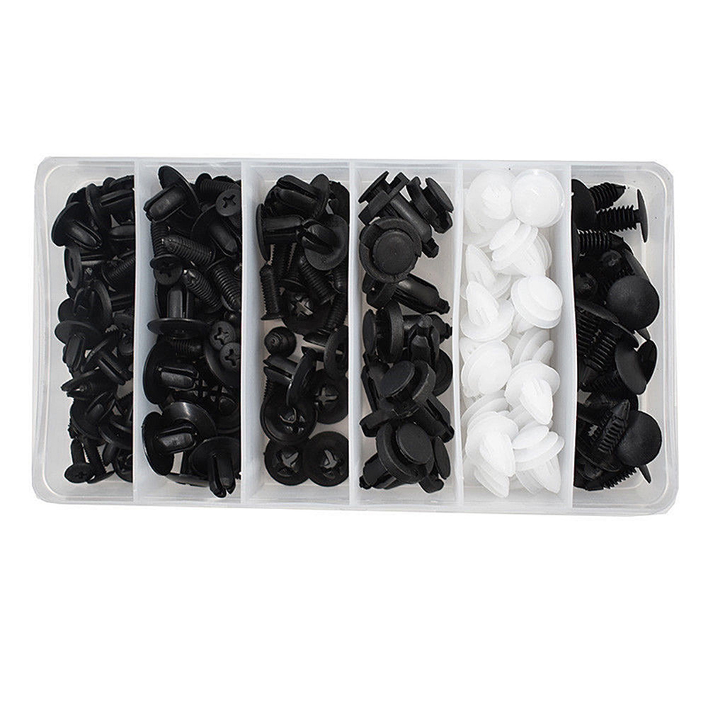 NEW 100pcs Mixed Auto Fastener Clip Car Body Push Retainer Pin Rivet ...