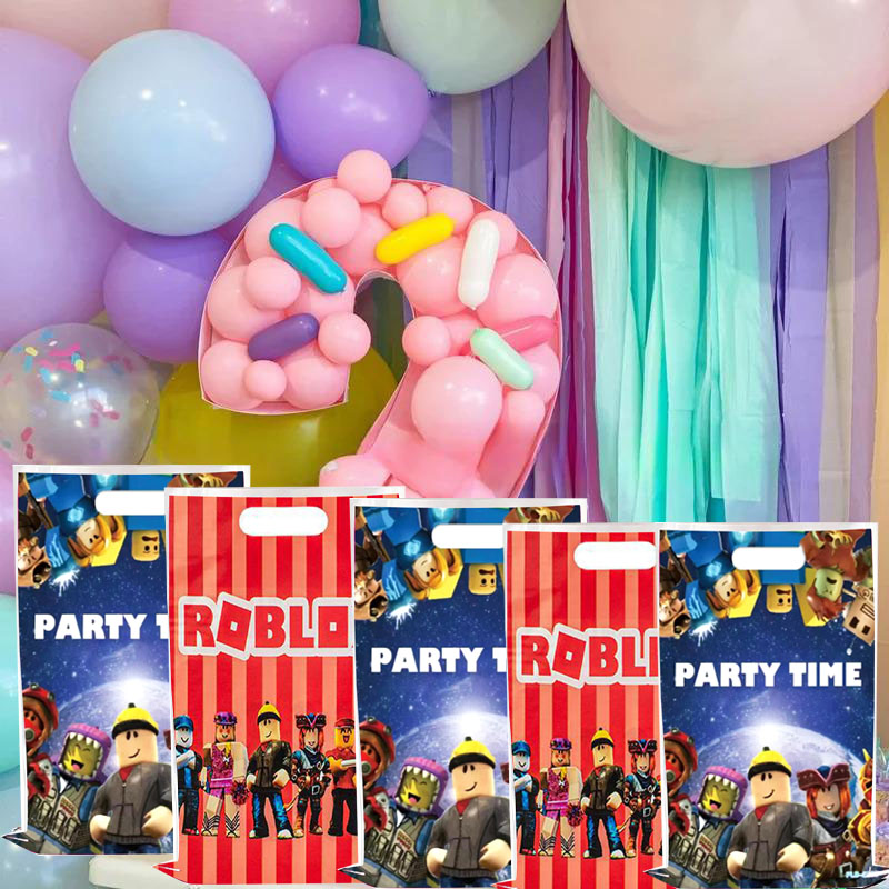 40pcs Game Roblox Minecraft Theme Party Favor Bags - Disposable Candy ...