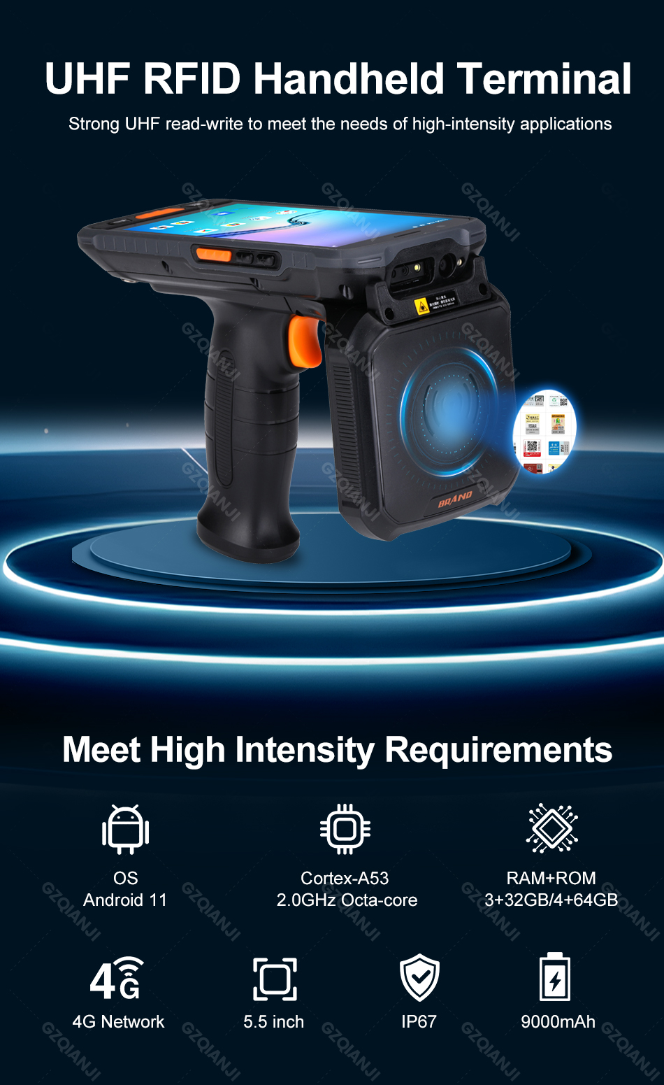 Android 11 Rugged PDA 2D Barcode Scanner Zebra SE4710 NFC Handheld ...