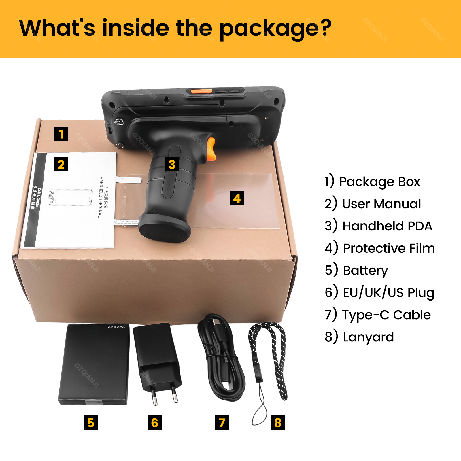 Android 11 Rugged PDA 2D Barcode Scanner Zebra SE4710 NFC Handheld ...