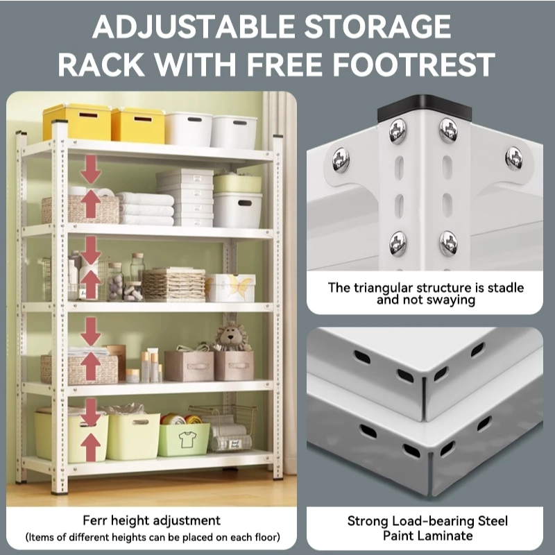 Bolt Steel rack 6 Layers Adjustable Height waterproof Organizer Metal ...