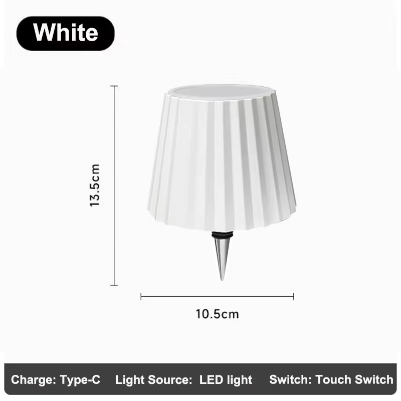Wireless Bottle Lamp 3 Color + RGB LED Table Lamp Touch-Control ...