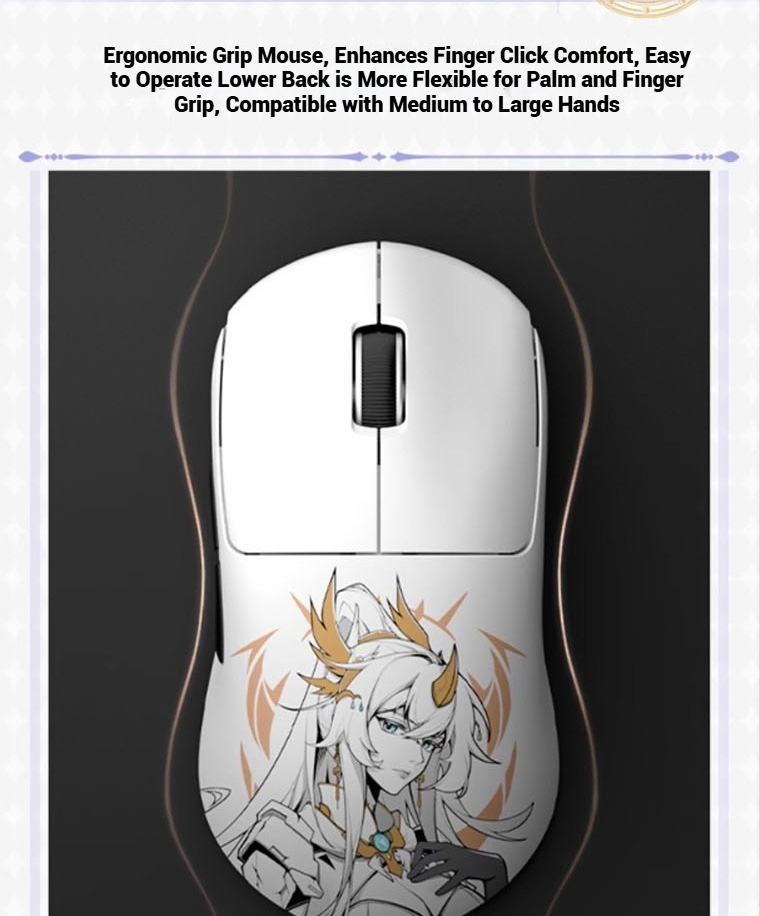 VALKYRIE VK M3 PRO Wired / 2.4G / Bluetooth triple-mode gaming mouse ...