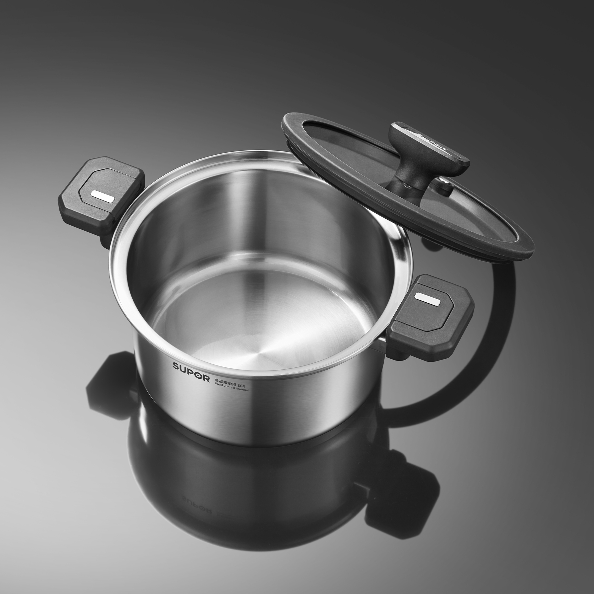 Supor micro pressure cooker 24cm 5.2L 304 Stainless steel Casserole ...