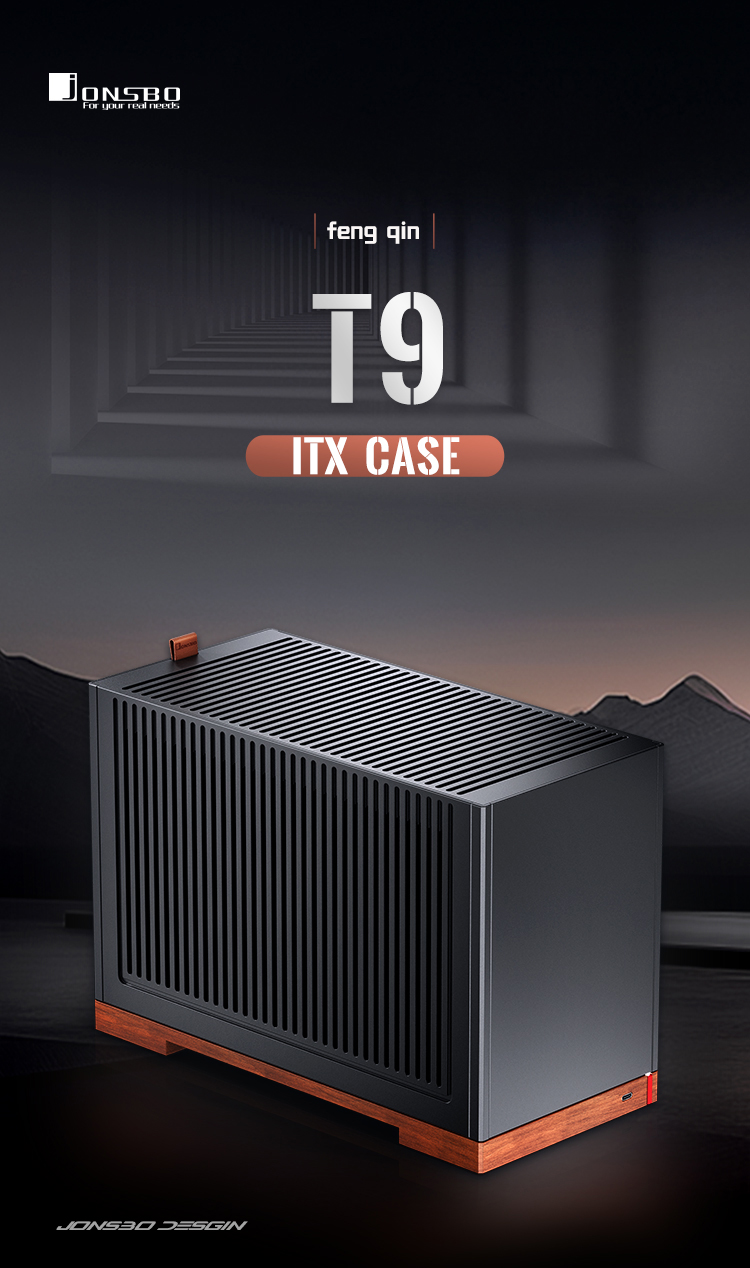 JONSBO T9 Aluminum Alloy ITX Case Desktop Computer Desktop Host MESH ...