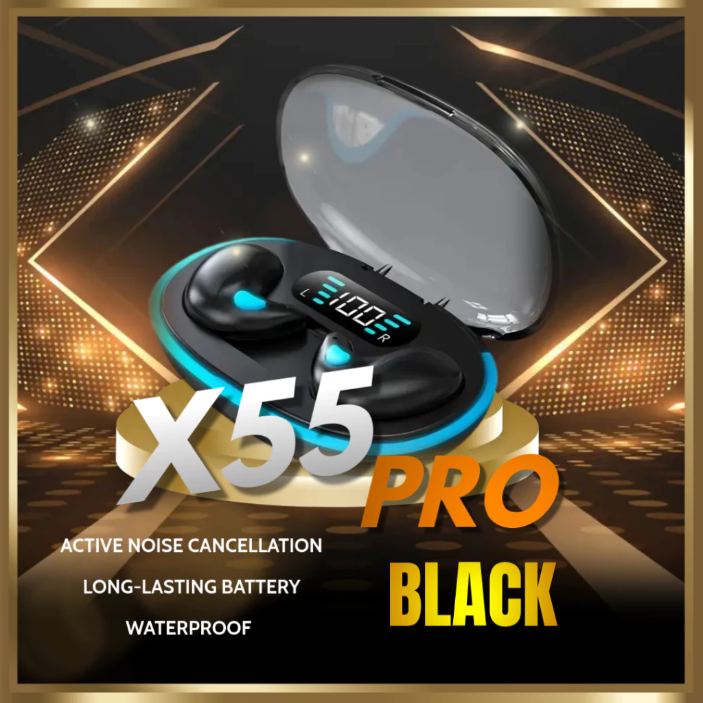 X55 Pro Bluetooth Wireless Earbuds Hi-fi Sound Noise Cancelling ...