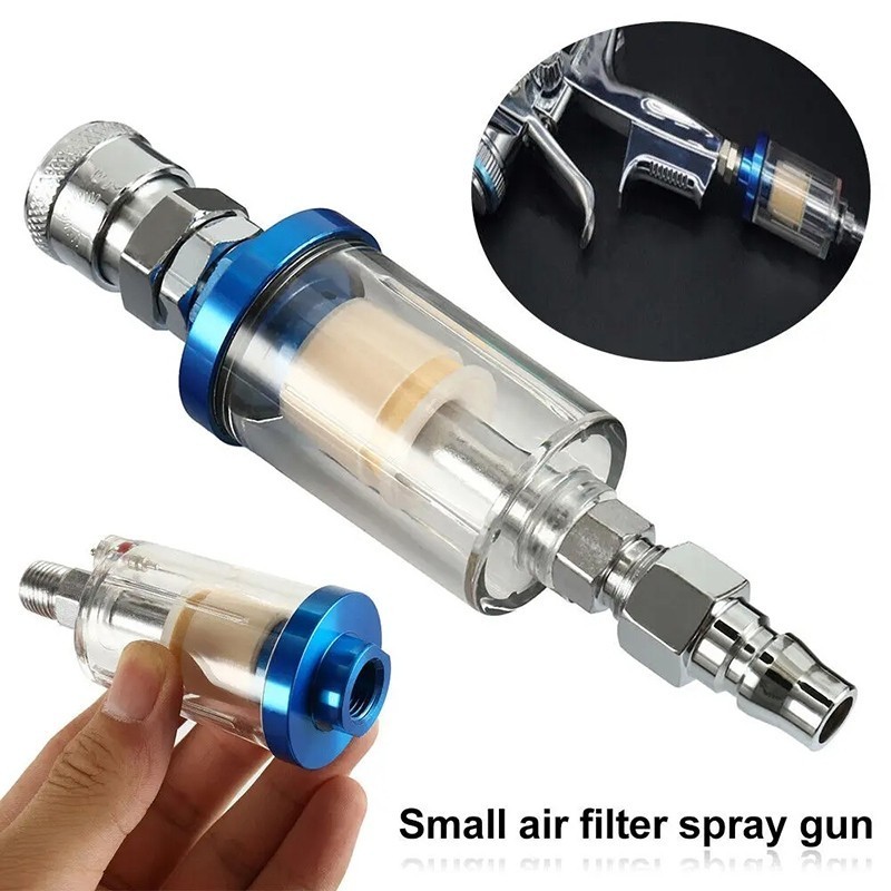 Spray Gun Air Filter Tool 1/4 Water Oil Separator Air Filter For Spray ...