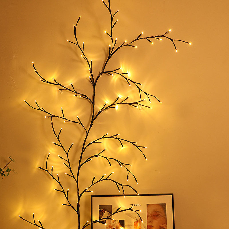LED Branch vine lamp 144 leds Wall Light holiday decoration tree lamp ...