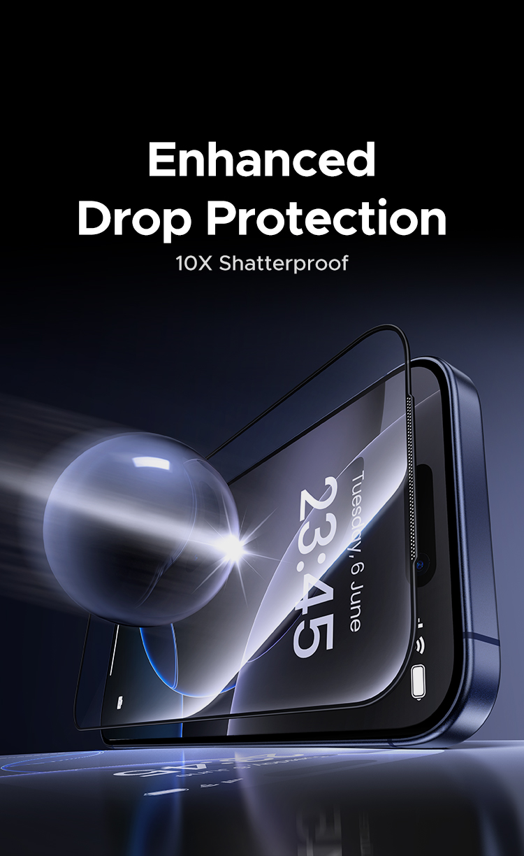 UGREEN for iPhone 17 Pro Max Glass Screen Protector for iPhone 17 Pro ...