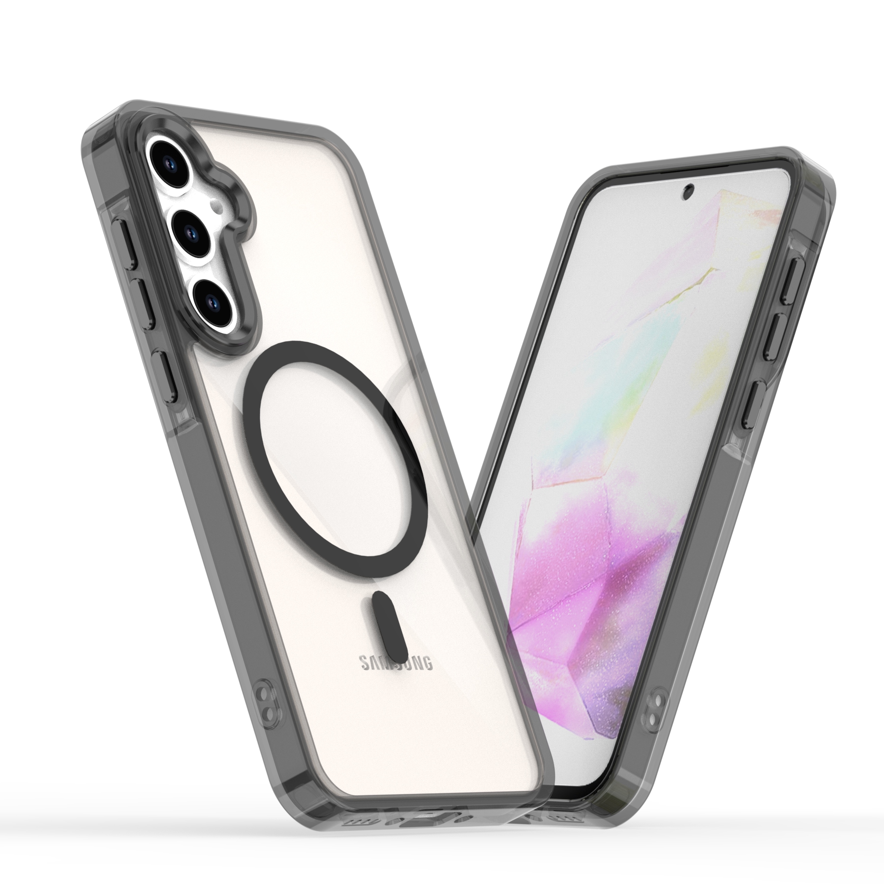 Light Shadow Magnetic Phone Case for Samsung S23 S23P S23U S23FE S24 ...