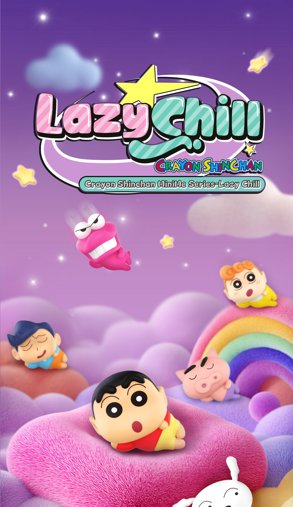 52TOYS Crayon Shin-chan MiniMe Series-Lazy Chill Series Blind Box ...