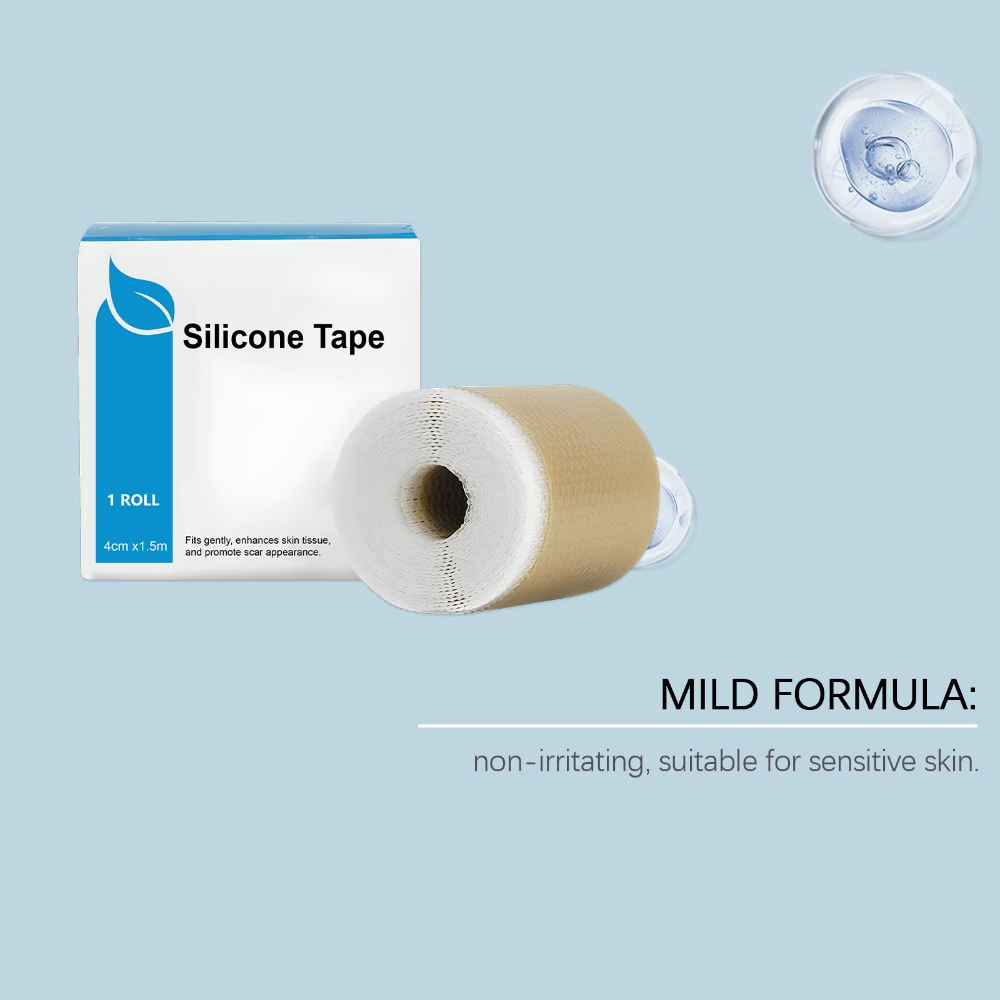 Silicone Scar Tape 150cm, 1 Roll: Gentle Scar Fading for Surgery, Acne ...