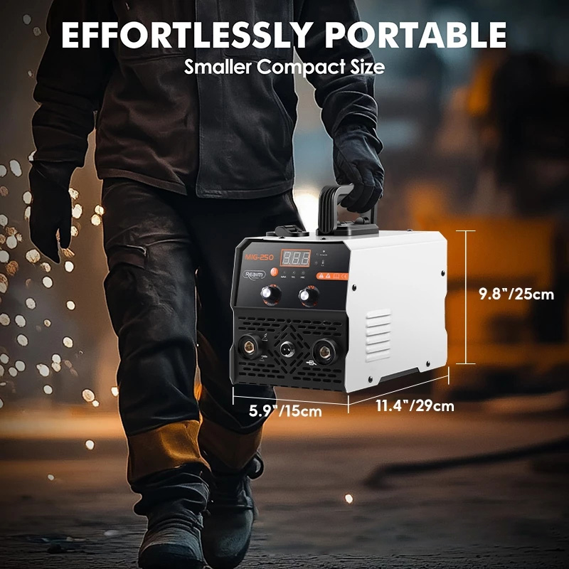 Gasless Welder MIG-250-500 Welding Machine Portable MIG/TIG/MMA 3IN1 ...