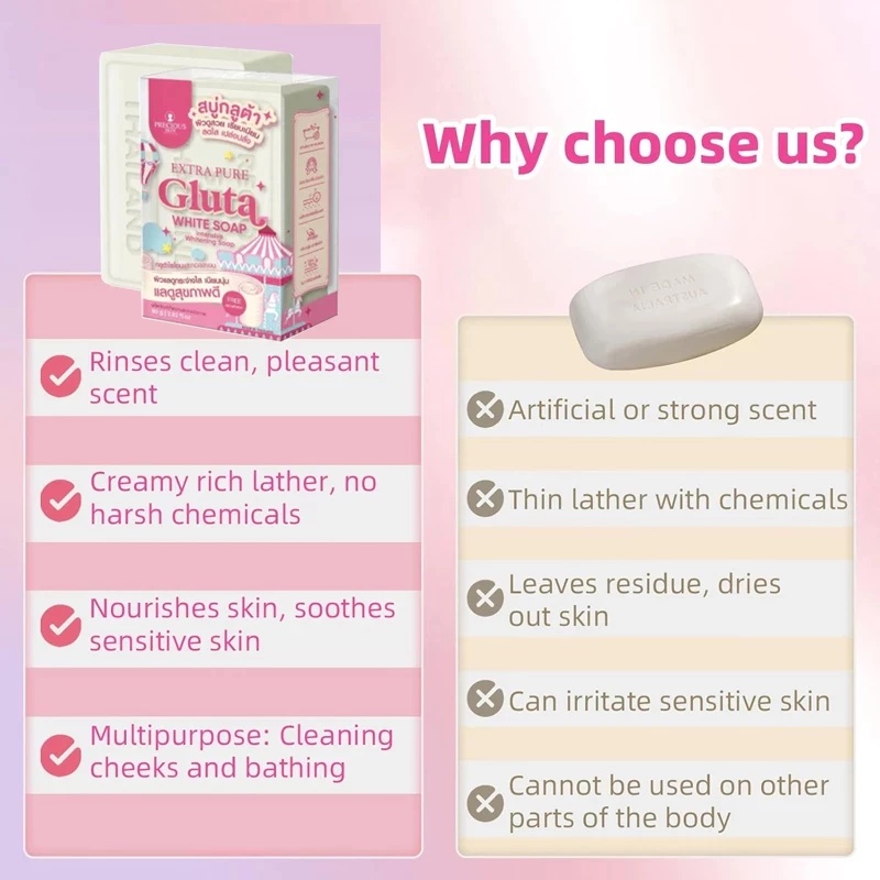 Authentic Extra Pure Gluta White Soap From Thailand Precious Skin ...