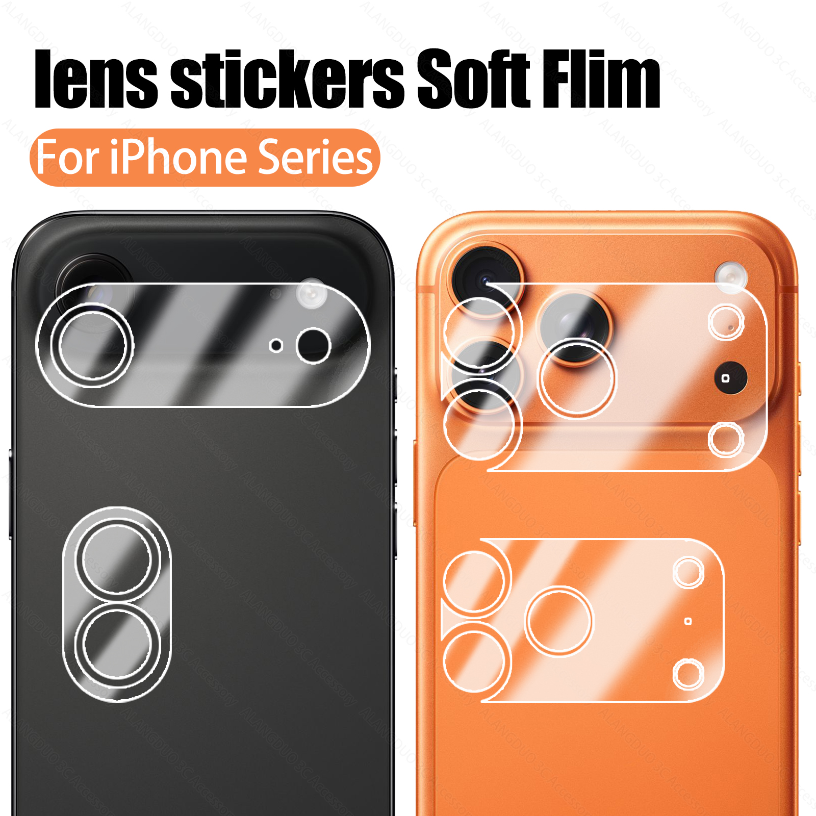 Flexibility Camera Lens Protector For iPhone 17 Pro Max Soft Lens ...