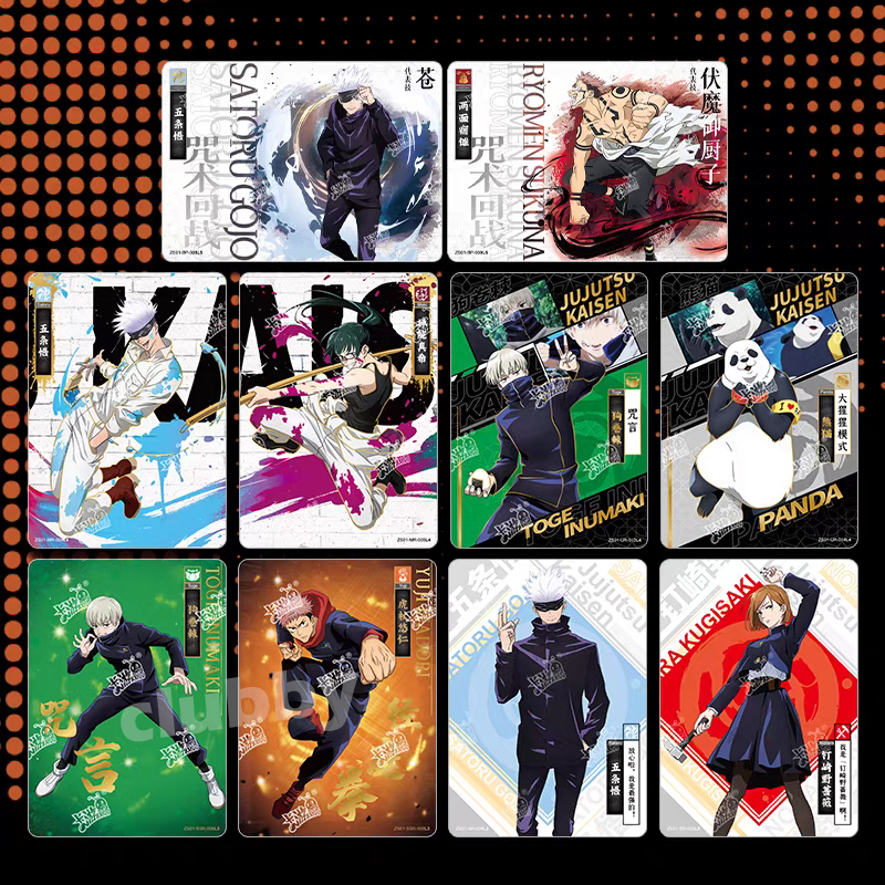 Jujutsu Kaisen Cards Gojo Satoru Sukuna Choso TCG Rare MR/UR/BP card ...