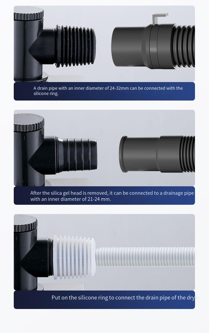 Washing machine drainage pipe floor drain joint, balcony drainage pipe ...