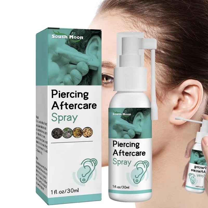 Ear Piercing Aftercare Solution Minimize Allergy Swelling Disinfecting ...