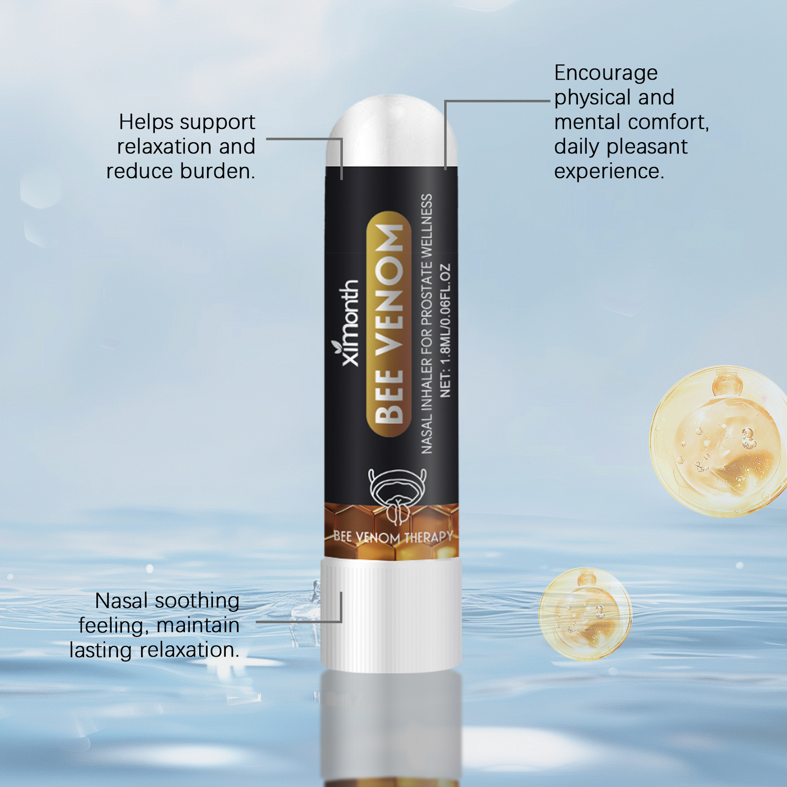 Nasalinhaler for Men's Prostate Health, Bee Boom Nasal Spray, MAX ...