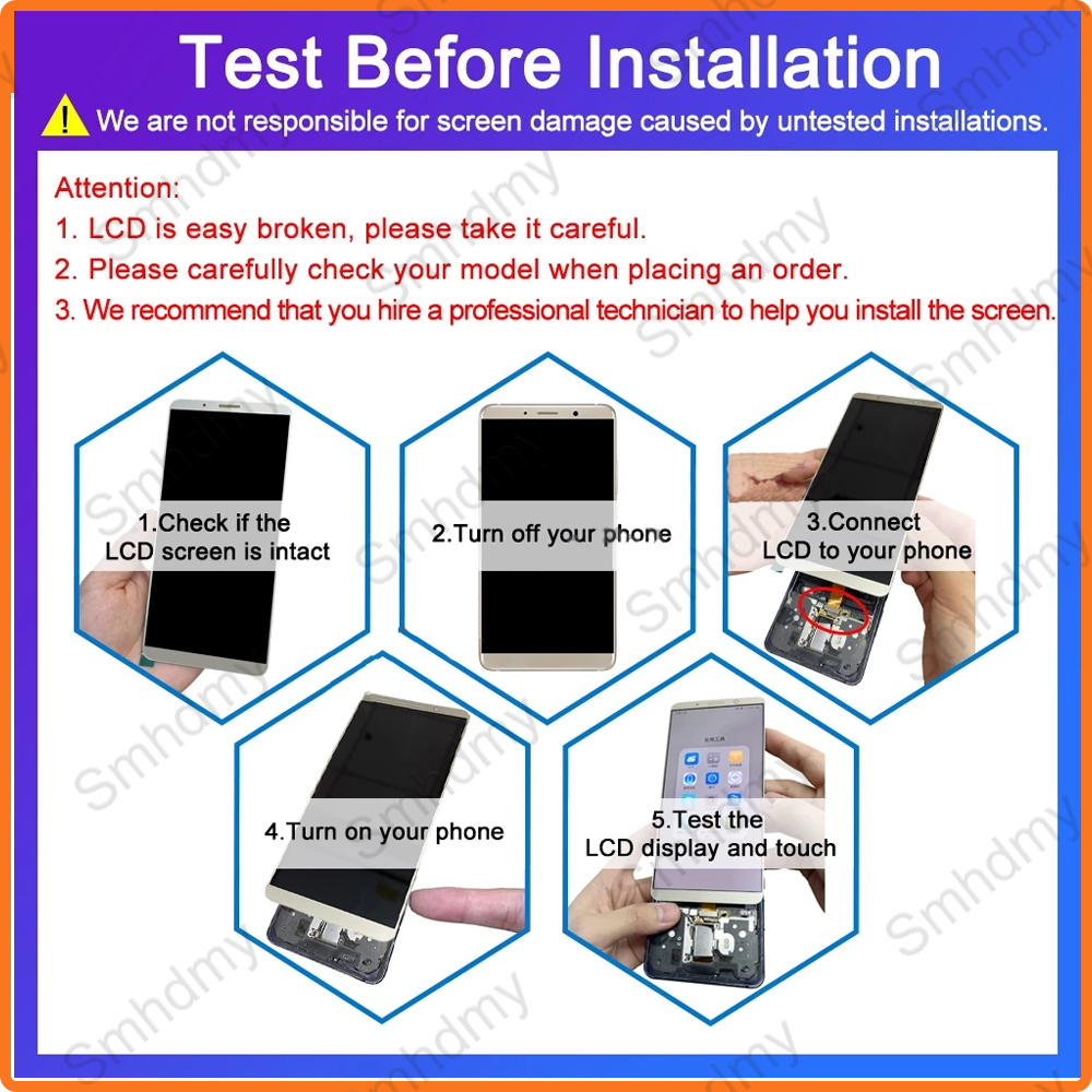 smhdmy Ori AMOLED For Redmi K40 Gaming LCD Display Touch Screen ...