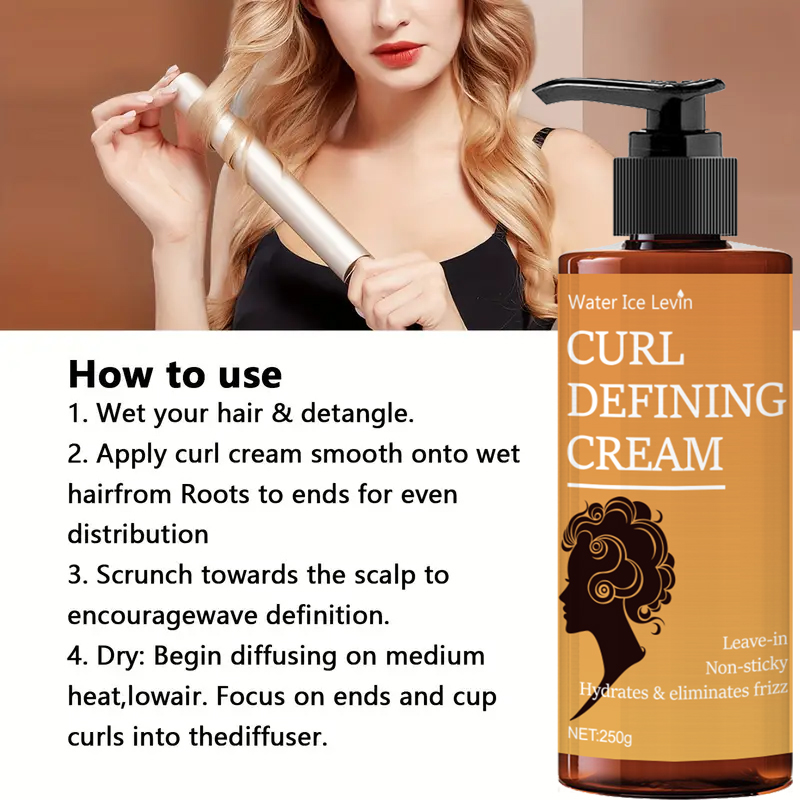 Moisturizing Curl Defining Cream | For Normal Hair, Enhanced Curl ...
