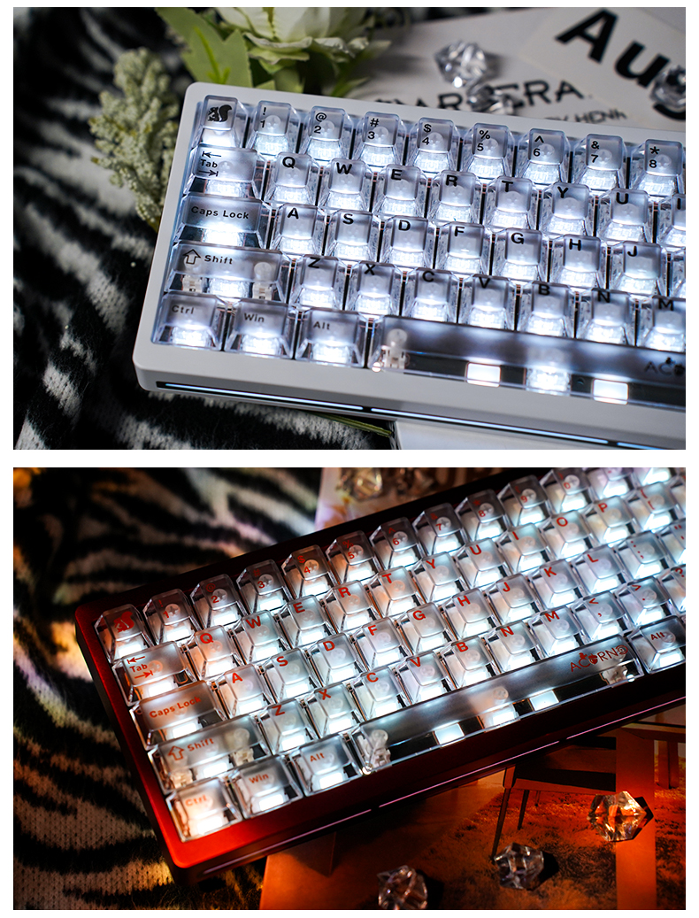 Meta 115keys Coloful Keycaps PC Misty Keycaps Cherry Profile Keycap for ...