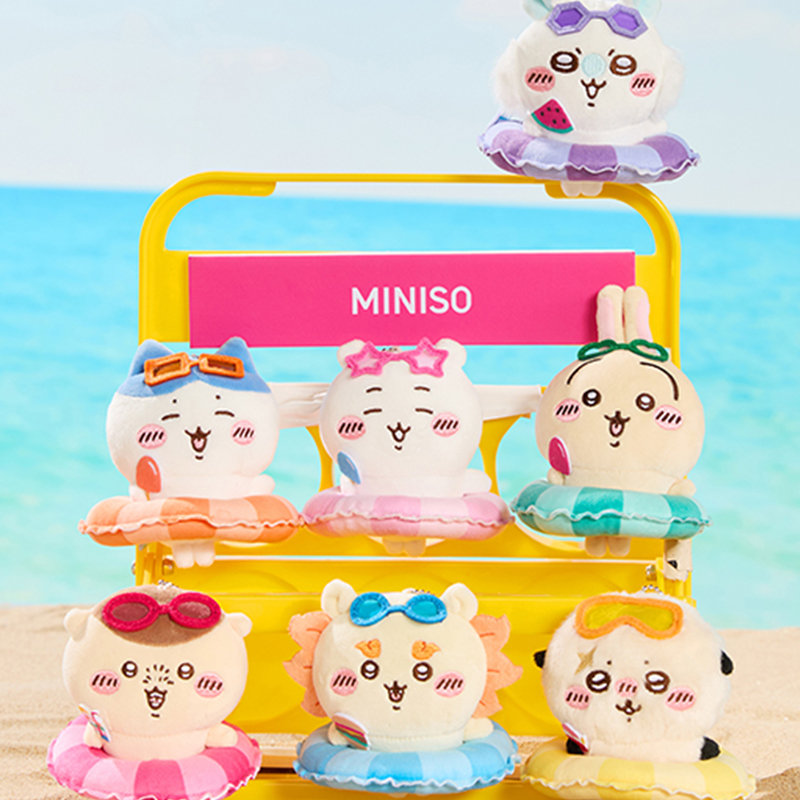 MINISO Chiikawa "Hot Summer" Series - Adorable Momonga Swim Ring ...