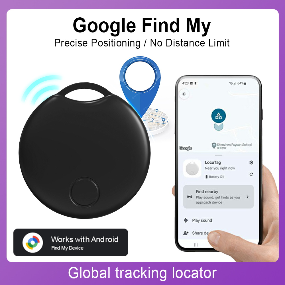 For Android Mini Smart Tags GPS Bluetooth Tracker Keys Finder and Pet ...