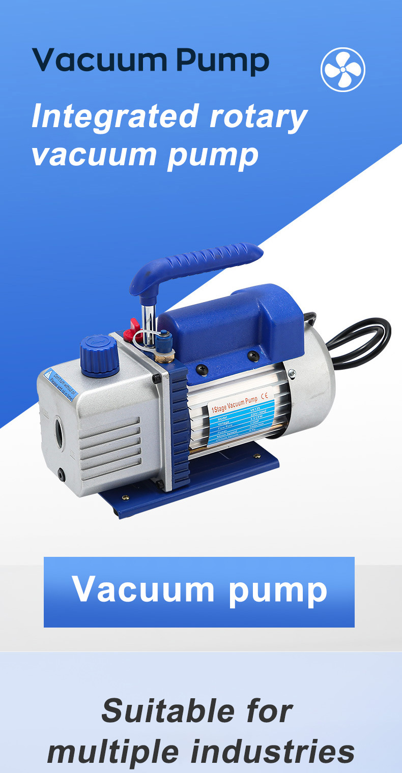 5Pa Rotary Miniature Vane Vacuum Pump 3.5CFM 50HZ Rotary Vane Vacuum ...