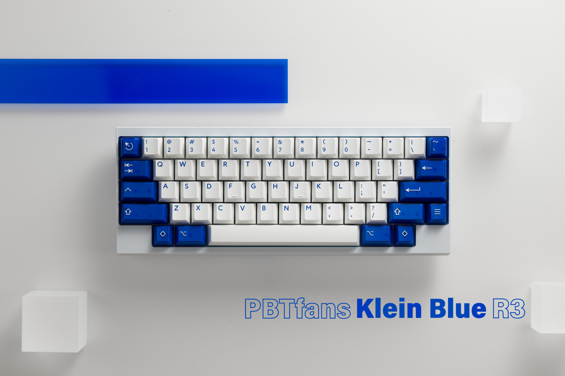 PBTfans Klein Blue R3 Keycap set Base kit | Shopee Philippines
