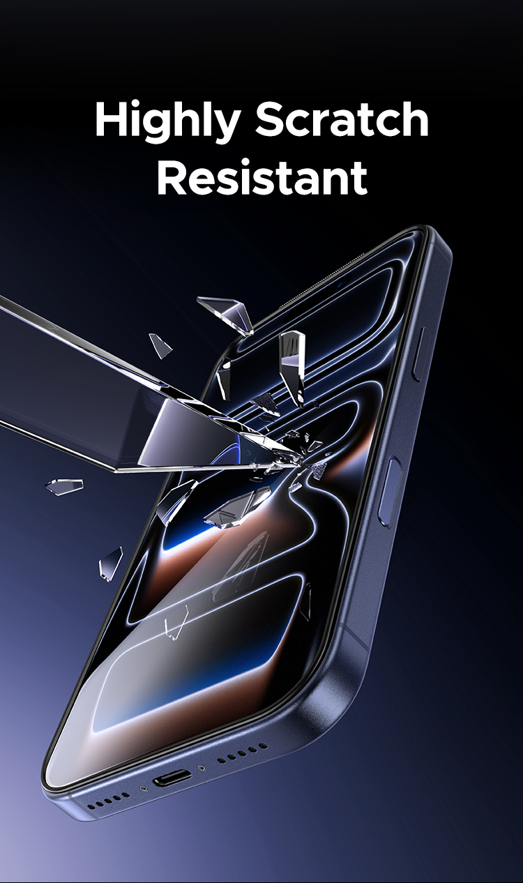 UGREEN 2PCS Glass Screen Protector Ultra-clear Dust-proof Tempered ...