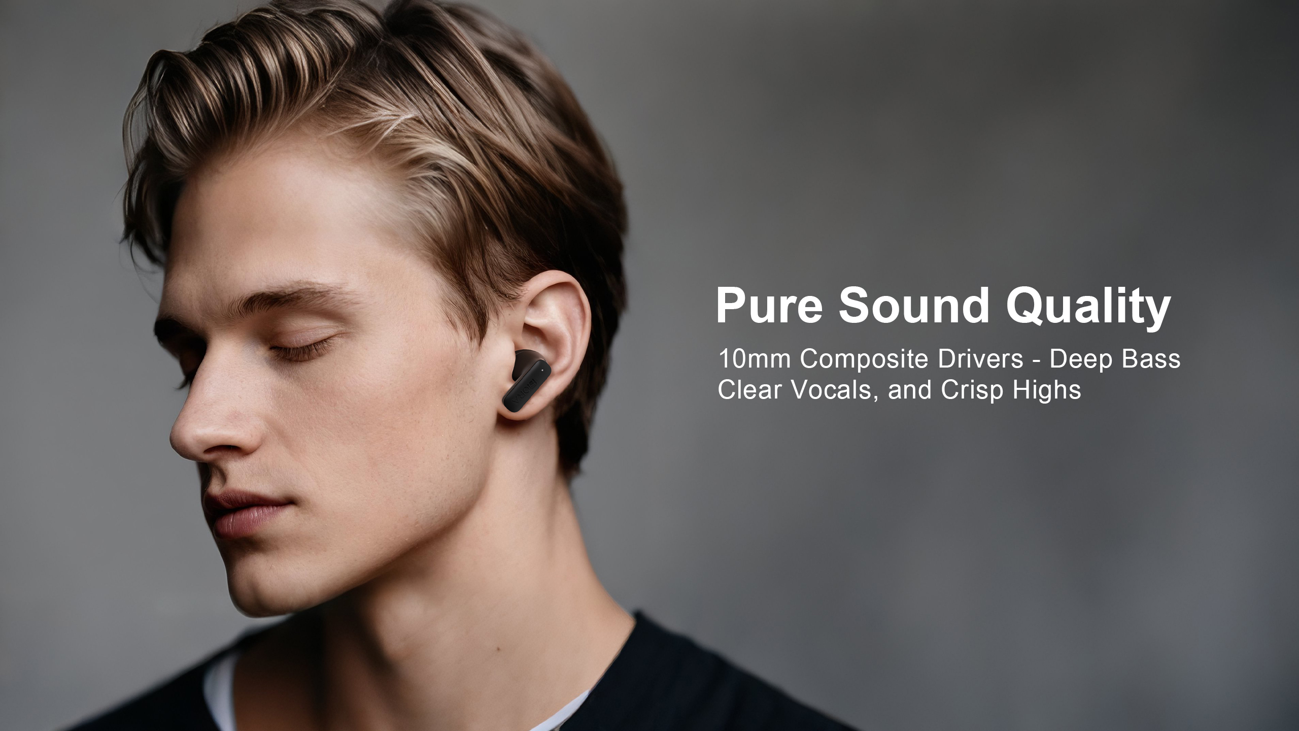 1HORA True Wireless Earbuds BT5.4 earphone with 4 Mics for AI Clear ...