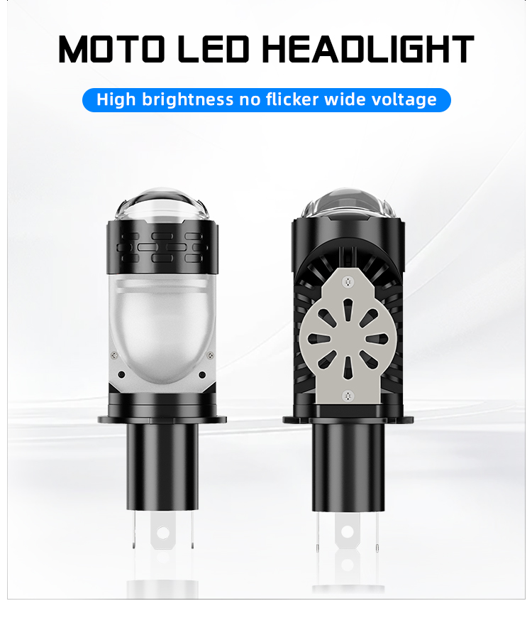 1 PC LED H4 headlights High/Low beam Original Mini Lens Led Lens 1:1 ...