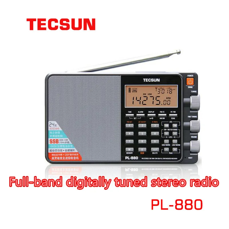Tecsun PL-880 Radio Full Band Digital Tuned Stereo Short Wave HAM Radio ...