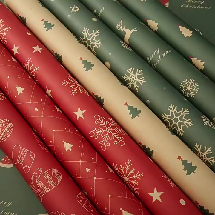 20Pcs Christmas Gifts Wrapping / New Year's Gifts DIY Craft Packaging ...