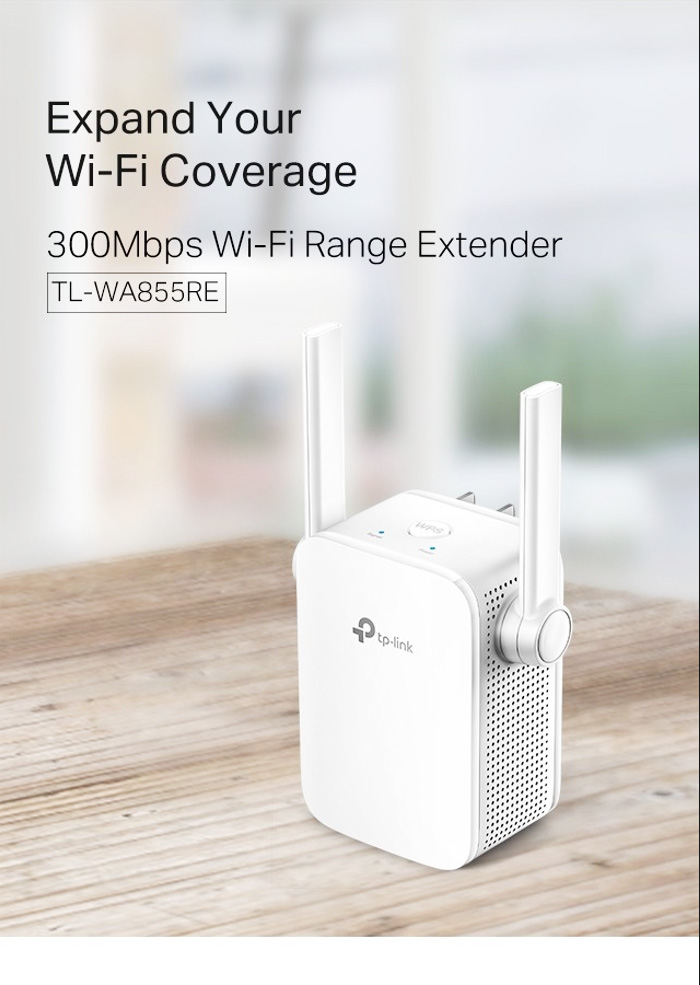 TP-Link 300mbps Wireless Wi-Fi Range Extender/Enhancer 2.4G Boosted ...